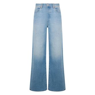 Mother Femme, Jeans, Bleu, Taille: W26 Dodger Button Hover Cuff Jeans