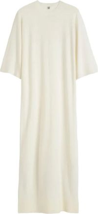 Toteme Femme, Robes, Beige, Taille: 36 FR Merino Knit Tee Dress