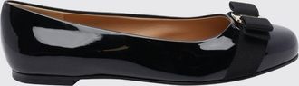 Ferragamo Varina Ballerinas aus Lackleder mit ikonischer Schleife