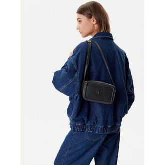 Calvin Klein Handtasche Calvin Klein Bold Ck Camera Bag LV04F3220G Schwarz