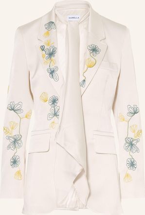 Marella Blazer Mlltema Mit Abnehmbarem Schal weiss