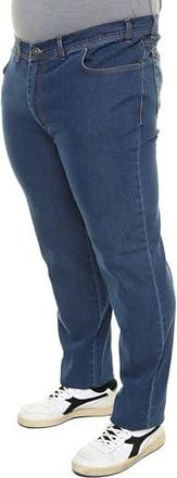 Maxfort Jeans homme grande taille, taille haute, &eacute;lastique, 3 couleurs, Bleu normal, 74