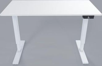 Bisley Tisch, Metall, Gestell 396 weiß Platte 005 weiß, Medium