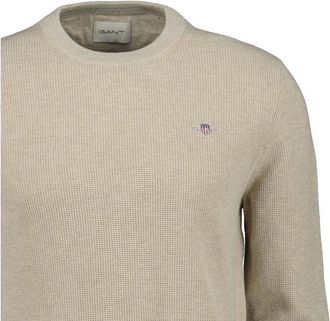 GANT Sweatshirt Herren Strickpullover 1er Pack Baumwolle (Packung, 1er Pack)