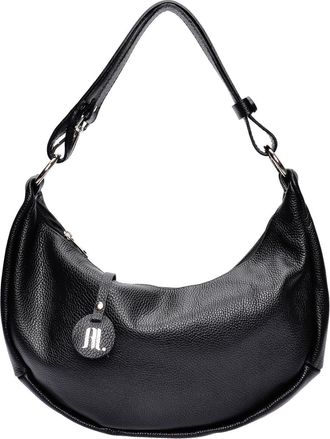 Anna Luchini Schwarz Rindsledertasche