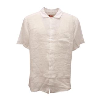 MC2 Saint Barth Sifnos Leinen 01 Hemd - - Shirts - Herren - Wei&szlig; - L