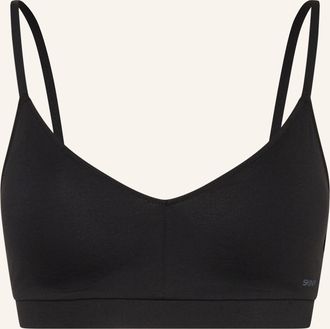 Skiny Skiny Bustier Cotton Stretch schwarz