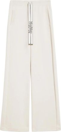 Max Mara Femme, Pantalons, Blanc, Taille: 36 FR Smmbali Joggers