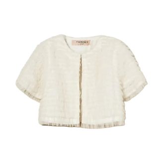 Twinset Femme, Pulls, Blanc, Taille: 42 FR Vestes