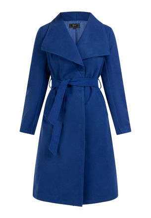 Faina Mantel Damen royalblau