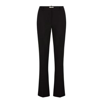 Elisabetta Franchi Pantalon en cr&ecirc;pe l&eacute;ger - Femme - Pantalons - Noir - Taille: 40 FR