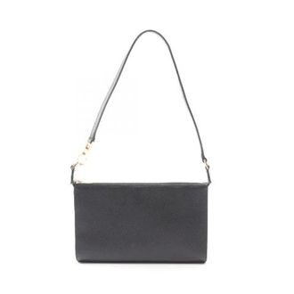 Ferragamo Sac bandouli&egrave;re en cuir Gancini Pre-owned - Femme - Pre-owned - Noir - Taille: ONE Size