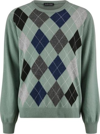 Louis Sayn Rundhals-Pullover Louis Sayn gr&uuml;n