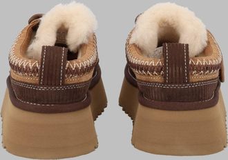 UGG Stringata Heritage Lace-Up Flat - Beige