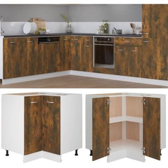 vidaXL K&uuml;chenschrank Lyon R&auml;uchereiche 75,5x75,5x81,5 cm Holzwerkstoff Vidaxl