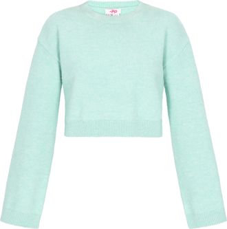 Mymo Pullover Frauen Minzmelange