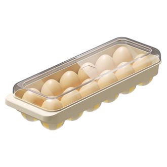 Generico Eierhalter - Eierablage für den Kühlschrank, Reise-Transporteur mit stapelbarem Deckel, 12 Bin zur Aufbewahrung von Eiern für Spielautomaten
