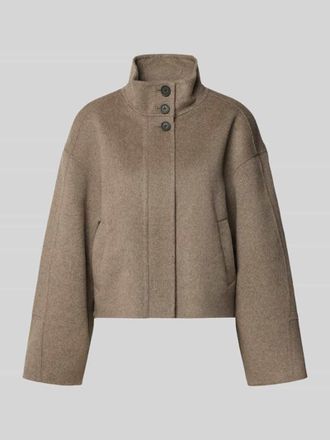 someday Jacke aus Woll-Mix mit Stehkragen Modell Varielle