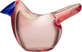 iittala 1057702 Birds by Toikka Fliegenschnäpper Lachsrosa-blau lxbxh: 12,3 x 10 x 9,1 cm