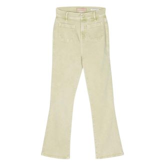 7 For All Mankind Slim Kick Jeans in Farbe - - Jeans - Damen - Gr&uuml;n - W29