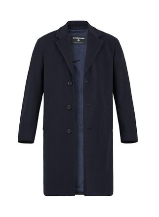 Strellson Herren Mantel blau unifarben