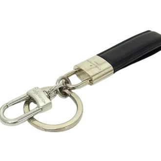 Louis Vuitton unisex, Pre-owned, Noir, Taille: ONE Size Porte-cl&eacute;s en cuir Pre-owned