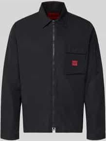 HUGO BOSS Regular Fit Hemdjacke aus Baumwoll-Mix Modell EMMOND