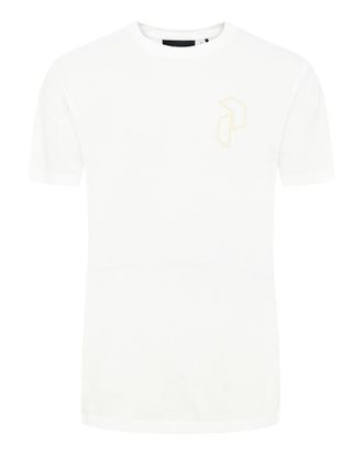 Peak Performance T-Shirt aus weicher Baumwolle mit R&uuml;cken-Print in