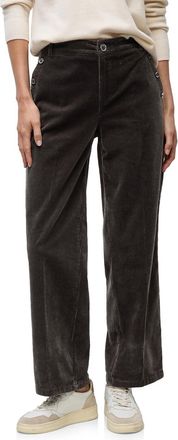 Street One Straight Leg Cordhose Darkest Brown 40