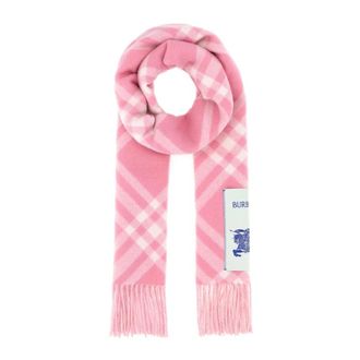 Burberry Bestickter Kaschmirschal - - Accessories - Damen - Rosa - ONE SIZE