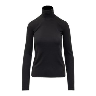 Jil Sander Femme, Pulls, Noir, Taille: 40 FR Turtleneck Top