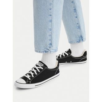 Converse Sneakers aus Stoff Converse Chuck Taylor All Star Dainty Lucky A12950C Schwarz