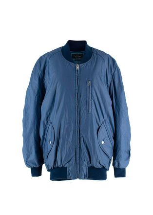 Isabel Marant Blue Kayama Bomber Jacket Size XXS