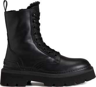 Woolrich Ws Logger Bikerstiefel - Schwarz