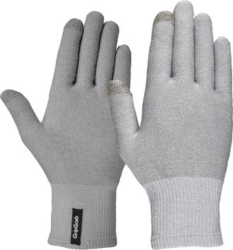 GripGrab Merino Liner Handschuhe Touchscreen Thermo Unterziehhandschuhe Fahrrad mit Merinowolle Radsport Alltag Wandern
