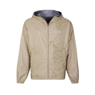 Prada Reversible Logo Jacket - - Jackets - Herren - Beige - M