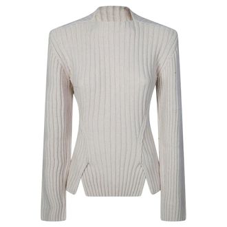 Victoria Beckham Damen, Strickwaren, Beige, SGr&ouml;&szlig;e
