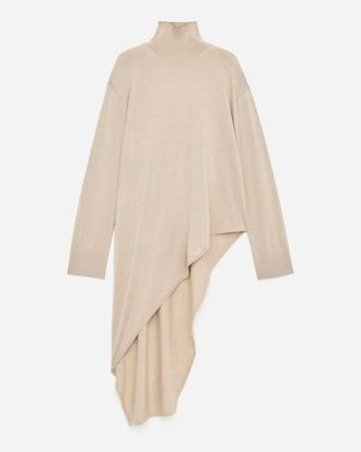 Arket Asymmetrischer Wollpullover -Beige