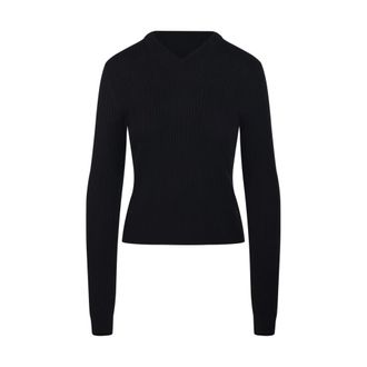 Lisa Yang Pull Marguerite - Femme - Pulls - Noir - Taille: 40 FR