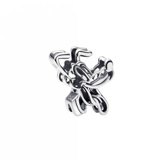 Pandora Disney Pluto Offen gearbeiteter Charm aus Sterling-Silber, kompatibel Moments, Ma&szlig;e: 7,3 x 12,8 x 10,3 mm, 793911C00