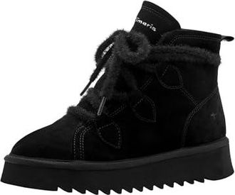 Tamaris Femme Damen WL Lace Boot 1-26924-45 Botte de Neige, Noir, 37 EU