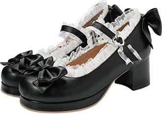 Vosarea Chaussures Talon Femme &Eacute;l&eacute;gantes &agrave; Noeud D&eacute;coratif Talons Hauts Confortables Printemps-&eacute;t&eacute; Chaussures Femme Chic et Durables pour Tenue D&eacute;contract&eacute;e e