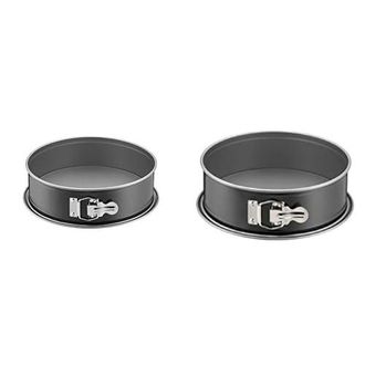 Original Kaiser Kaiser Inspiration Mini Springform 20 cm rund, Flachboden & Inspiration Springform 24 cm rund, Flachboden, runde Backform, Kuchenform antihaftbeschich