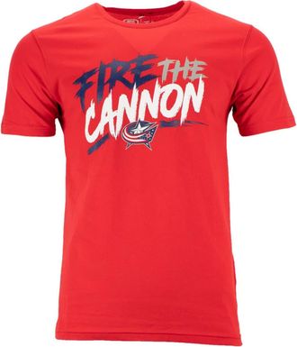 Fanatics Shirt Iconic Hometown Graphic Columbus Blue Jackets Fire The Cannon