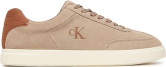 Calvin Klein Sneakers Calvin Klein Low Prof Cupsole Laceup Croc Bt HM0HM02285 Beige