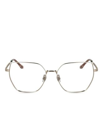 Lacoste Brille mit geometrischem Gestell - Gold