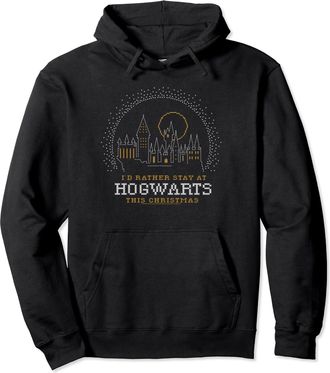 Harry Potter Weihnachten Harry Potter Christmas Knit Hogwarts Pullover Hoodie