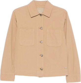 Woolrich Homme, Vestes, Beige, Taille: XS Veste chemise &agrave; boutons