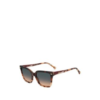 Carolina Herrera Femme, Accessoires, Rouge, Taille: 54 MM Lunettes de soleil &agrave; monture carr&eacute;e