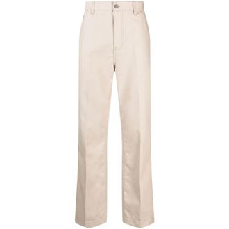 Valentino Baumwoll-Chino mit B&uuml;gelfalte - - Trousers - Herren - Beige - L